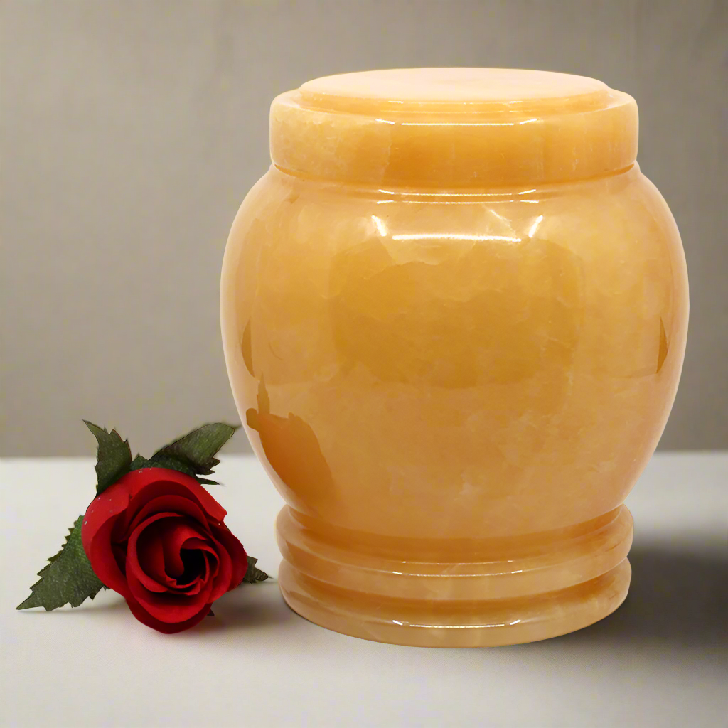 Marble Urn | Sichuan Yellow– Casket Depot Vancouver